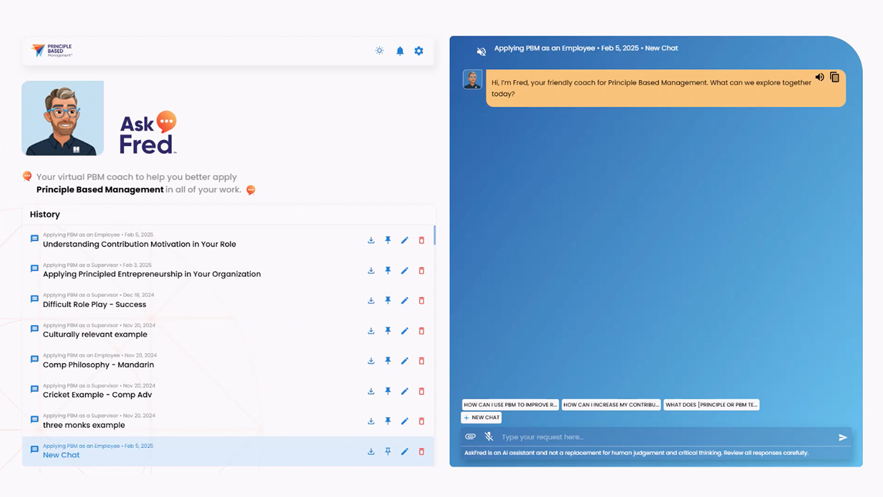 Principle Based Management